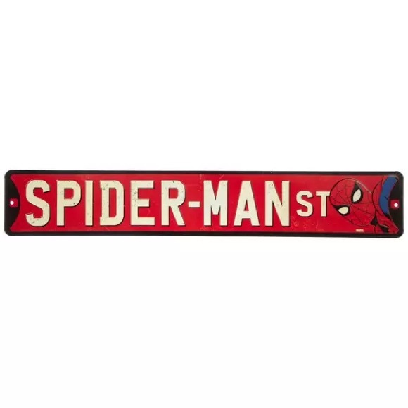 Wall Decor | Spiderman Street Metal Sign | Poshmark